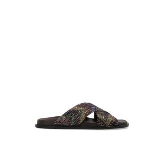 Missoni Femme, Chaussures, Brun, Taille: 37 EU Slides &agrave; motifs