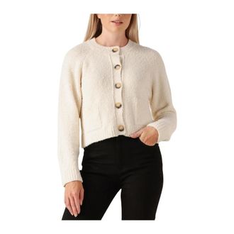 Vanessa Bruno Ecru Weste Fantine f&uuml;r Herbst/Winter - - Knitwear - Damen - Wei&szlig; - XS