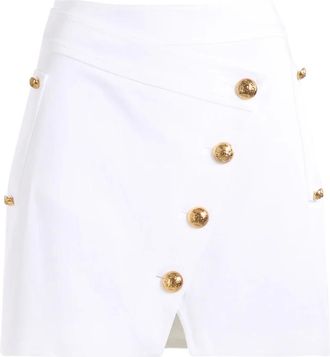 Elisabetta Franchi Femme, Jupes, Blanc, Taille: 40 FR Minijupe