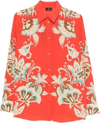 Etro Femme, Blouses et Chemises, Rouge, Taille: 38 FR Chemises