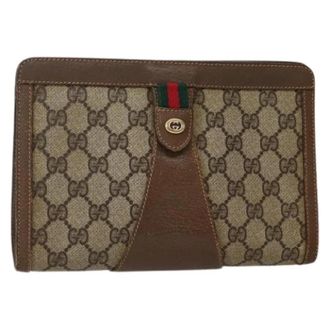 Gucci Pre-owned Plastik Clutch - - Pre-owned - Damen - Beige - ONE SIZE