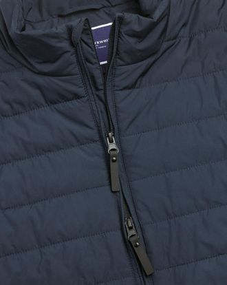 CHARLES TYRWHITT Leichte Steppweste - Marineblau