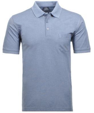 Ragman Herren RAGMAN Kurzarm Softknit Poloshirt 3X-Large, Taube-073