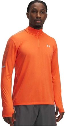 Under Armour Sweatshirt f&uuml;r Herren, Technisch, Laufen, Lang&auml;rmlig (Orange)