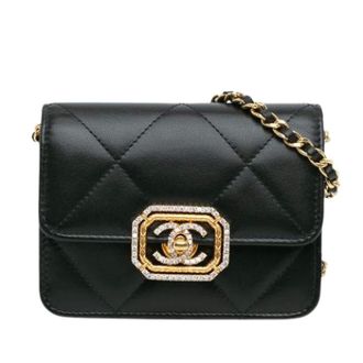 Chanel Pre-owned Mini Flap Crossbody - Femme - Pre-owned - Noir - Taille: ONE Size