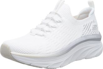 Skechers Damen Dlux Walker Let It Glow Sneaker, weiß, 39.5 EU