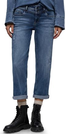 Street One Destroyed Look Jeans mid Blue Authentic Washed 26