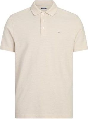 Eden Park Polo &agrave; manches courtes en coton et lin
