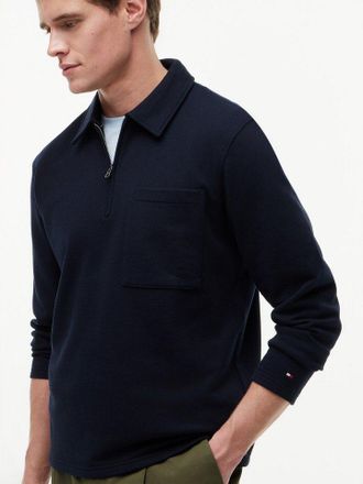 Tommy Hilfiger Sweatshirt ESSENTIAL TERRY POCKET 1/4 ZIP