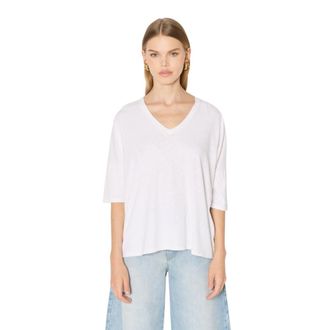 BERENICE Tevaailes Wei&szlig;es T-Shirt mit Fl&uuml;geln auf dem R&uuml;cken - - Tops - Damen - Wei&szlig; - S