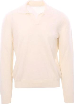 Paolo Fiorillo Homme, Pulls, Beige, Taille: L Polo Skipper