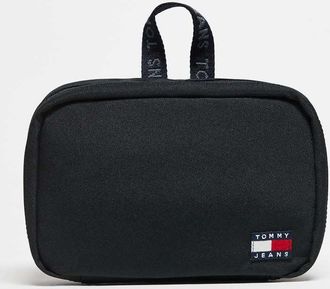 Tommy Jeans Kulturbeutel aus Nylon in Schwarz