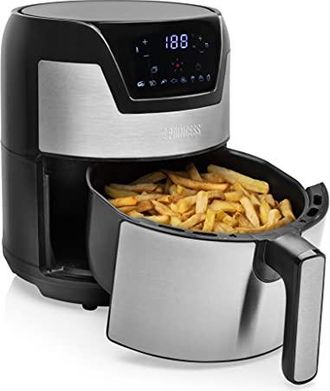 Princess Friteuse sans huile Airfryer numérique Princess - Livre de recettes numérique à télécharger - 4,5 L - 1 kg de frites