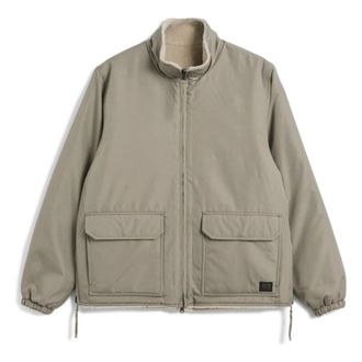 TAION Veste R&eacute;versible Militaire Col Montant Taion