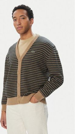 Lacoste Strickjacke AH8567 Braun Relaxed Fit