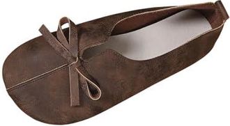 Generic Chaussures plates pour femme - Coupe large - L&eacute;g&egrave;res - Noeud - Bout rond - &Eacute;l&eacute;gantes - Respirantes - Confortables - Chaussures de marche d&eacute;contract&eacute;es