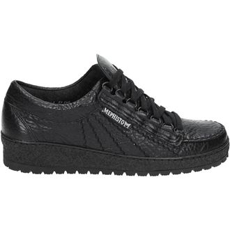 Mephisto Casual Low-Top schwarze Lederschuhe - - Shoes - Herren - Schwarzk - 44 EU