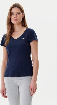 Mustang Jeans Mustang T-Shirt Beverly 1016517 Dunkelblau Slim Fit