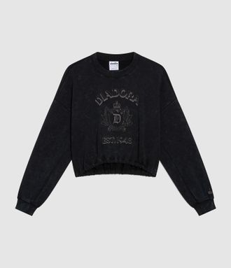 Diadora Sweatshirt Avenue Lab Nero Carbone