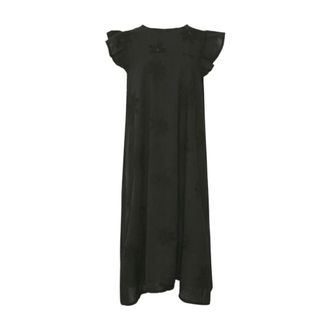 Tiffany & Co. Schwarzes Kleid Kurzarm - - Dresses - Damen - Schwarzk - S/M