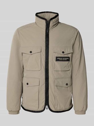A|X Armani Exchange Regular Fit Jacke mit aufgesetzten Taschen Modell BLOUSON