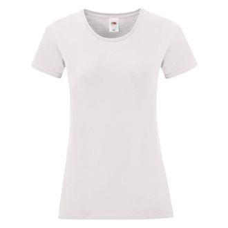 Fruit Of The Loom Damen Iconic T-Shirt (M) (Wei&szlig;)