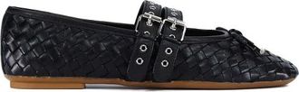 Bruno Premi Femme, Chaussures, Noir, Taille: 36 EU Intreccio Ballerina