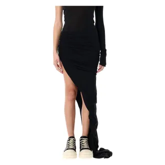 Rick Owens Soft Edfu Skirt Long - - Skirts - Damen - Schwarzk - XS