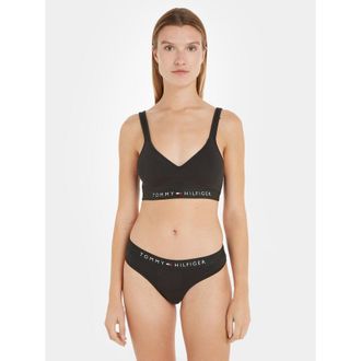 Tommy Hilfiger Stringtanga UW0UW04146 Schwarz