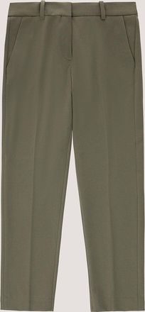 Circolo 1901 Chino Trousers in Light Fleece Basil / 40