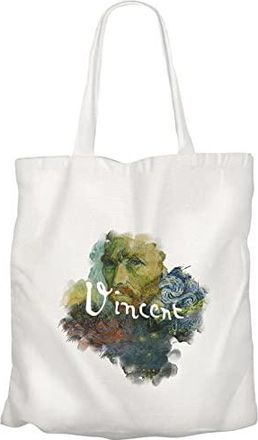 Fabulous Grand Sac Shopping Plage Etudiant Van Gogh Signature Peintre Impressioniste C&eacute;l&egrave;bre Peintre Artiste Portrait