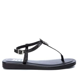 Xti 45578 Sandales Plates pour Femme Noir Pointure 4, 37 EU
