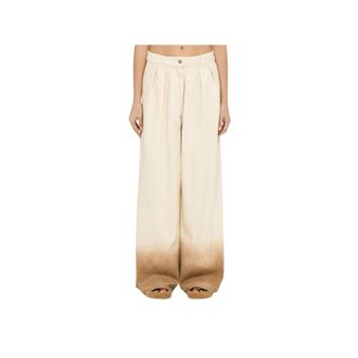 Alanui Wide Leg Jeans in Bright Hues - - Trousers - Damen - Wei&szlig; - W27