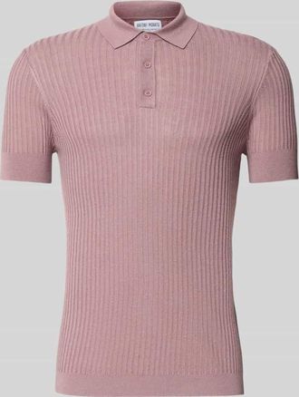 Antony Morato Slim Fit Poloshirt aus Viskose-Mix mit Leinen-Anteil