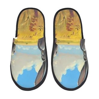 Generic &Acirc;ne Dr&ocirc;le De La Campagne Homme Femme Chaussures De Maison Confortable Chaussons Peluche Slippers Pour Maison Hiver Int&eacute;rieur M