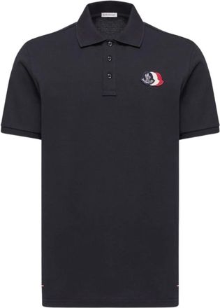 Moncler Homme, Tops, Bleu, Taille: XL Moncler T-shirts et polos Bleu