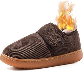 Generic Bottes de Neige Femmes Hiver Doubl&eacute;e De Fourrure Chaud Chaussons Confort Bottines Hommes Ext&eacute;rieur Antid&eacute;rapant Chaussures de Marche Women Brown 38