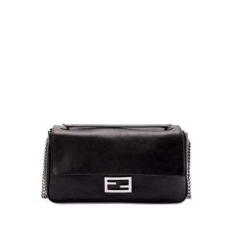 Fendi Baguette Chain Large Schultertasche - - Bags - Damen - Schwarzk - ONE SIZE