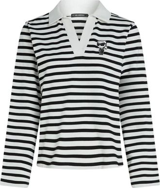 Karl Lagerfeld Femme, Pulls, Multicolore, Taille: 38 FR Polo Karlito