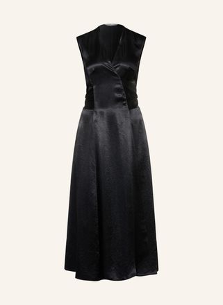 AllSaints Allsaints Wickelkleid Jeanne Aus Satin schwarz