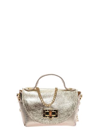 Roberta M Gold Rindsledertasche