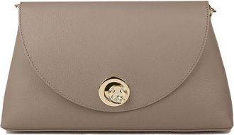 Coccinelle Schultertasche Warm Taupe/Rosette