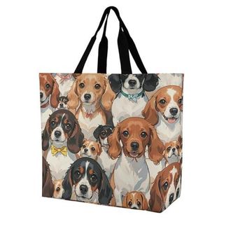 Generic Teckels Sac Fourre Tout L&eacute;ger Sacs De Courses Imperm&eacute;able Sac Cabas Pour Plage Gym Quotidienne