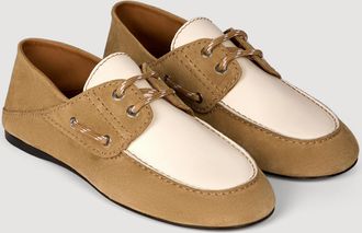 Sandro Chaussures bateau cuir suède