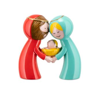 Alessi AGJ01S2 Happy Eternity Baby 2 Figuren,Porzellan