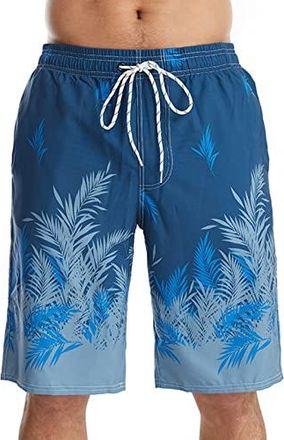 Generic Short De Plage Homme Court Short Hawaienne Piscine À Séchage Rapide Maillot Bain pour Vacances en Eté sur Bermuda Long Summer Beach Imprimé Boxer Shor