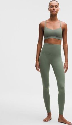 lululemon Align Leggings mit superhohem Bund f&uuml;r Frauen - 71 cm - Gr&ouml;&szlig;e 10 in Willow Leaf