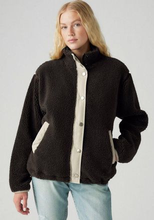 Levi's Pl&uuml;schjacke LSE_VALLEY SHERPA JACKET mit kontrastfarbenen Details und Tunnelzug, w&auml;rmend, &Uuml;bergangsjacke