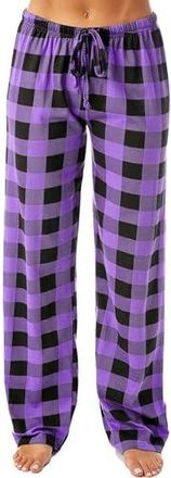 Generic Pantalon de nuit pour homme, pantalon de d&eacute;tente &agrave; carreaux, v&ecirc;tement de nuit doux &agrave; carreaux, pantalon de pyjama &agrave; jambe large et &eacute;lastique, pantalon