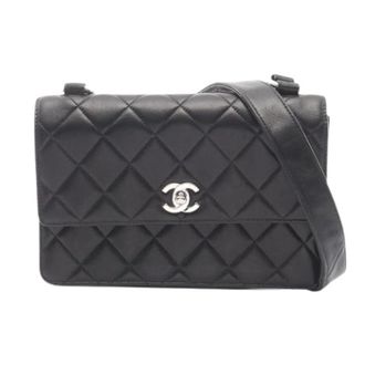 Chanel Sac bandouli&egrave;re Vintage Pre-owned - Femme - Pre-owned - Noir - Taille: ONE Size